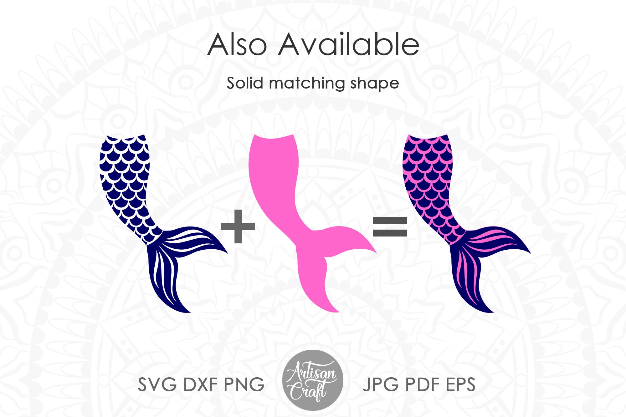 Mermaid tail SVG | fish scales | Mermaid SVG – Artisan Craft SVG