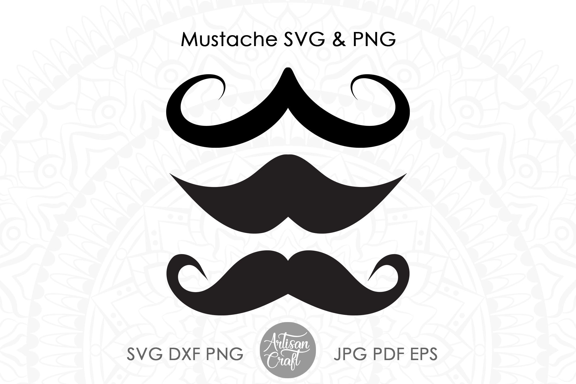 Mustache SVG, mustache clipart, moustache SVG – Artisan Craft SVG